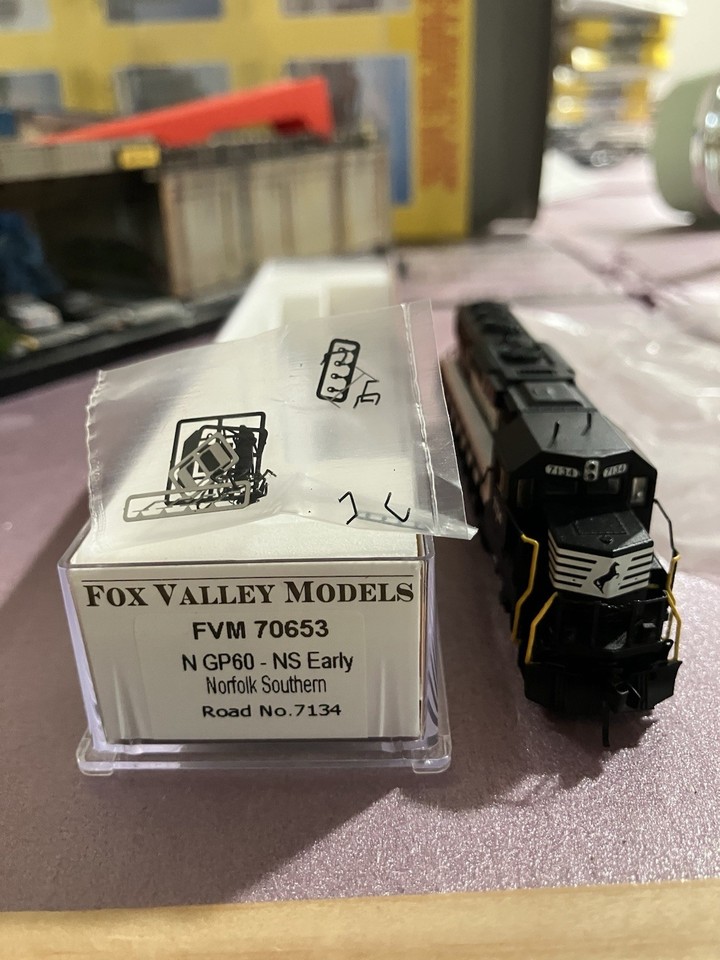 Fox Valley Models N Scale FVM 70653 GP60 Norfolk Southern NS 7134 ...