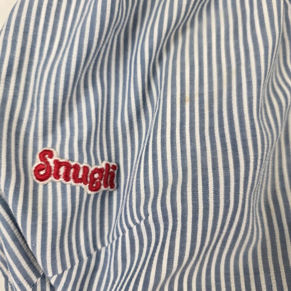 Vintage Snugli Baby Carrier Front Pack Infant Blue White Stripe ...