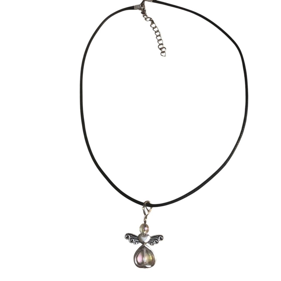 Angel Heart Pendant Necklace White NEW #0016 | eBay