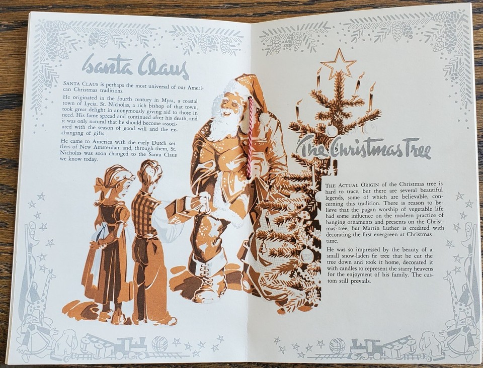 "American Christmas Customs" booklet from Deal Funeral Home, Wash. DC ...