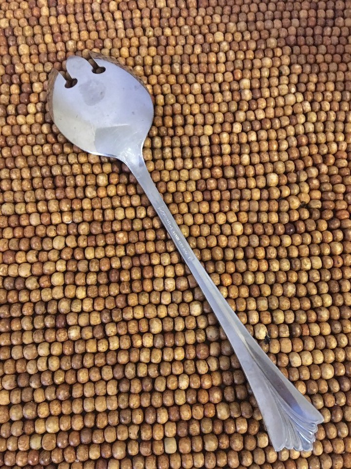 Stanley Roberts Rogers Co Stainless TRIUMPH Flared Tip TINED SERVING ...