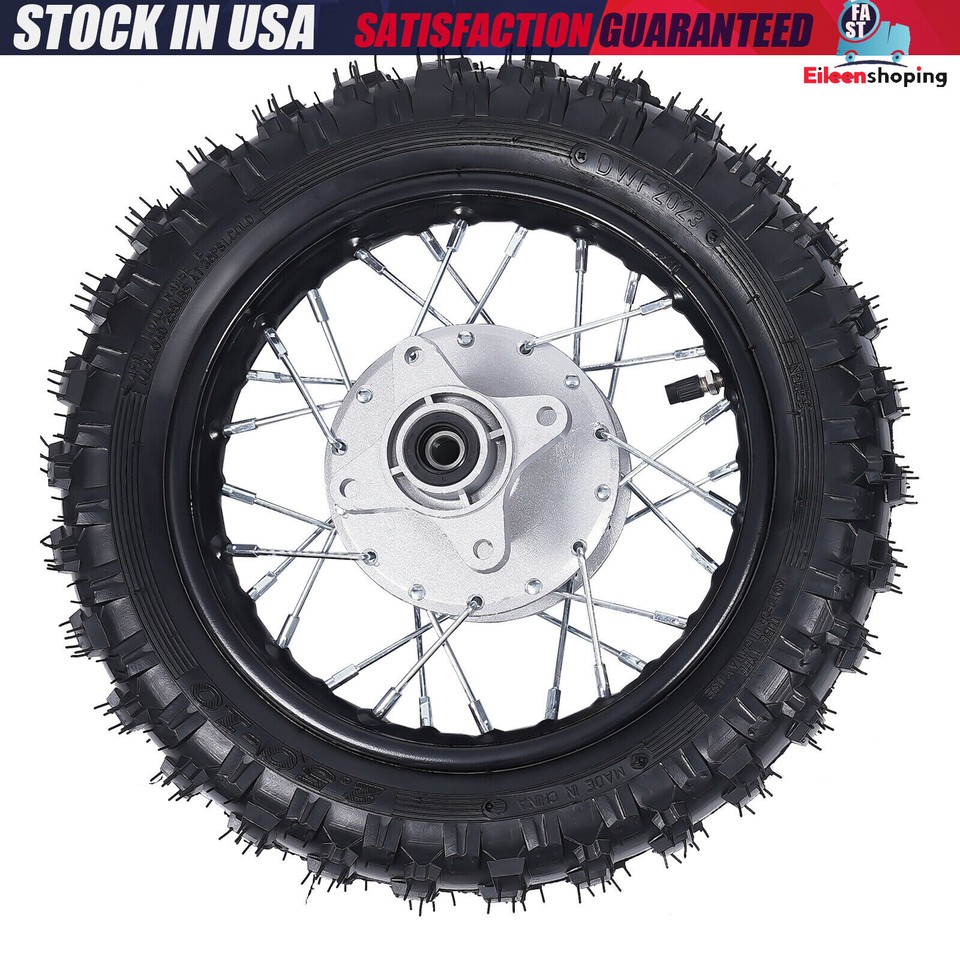 2.50-10 Front Rear Tire Rim Wheel Drum Brake Pit Bike For Honda CRF50 XR50 BBR | eBay