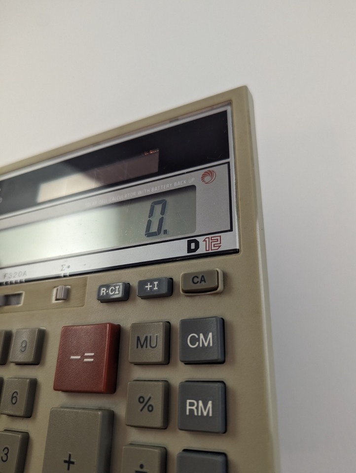 READ Sharp Compet QS-2130 12-Digit Desktop Financial Twin Power ...