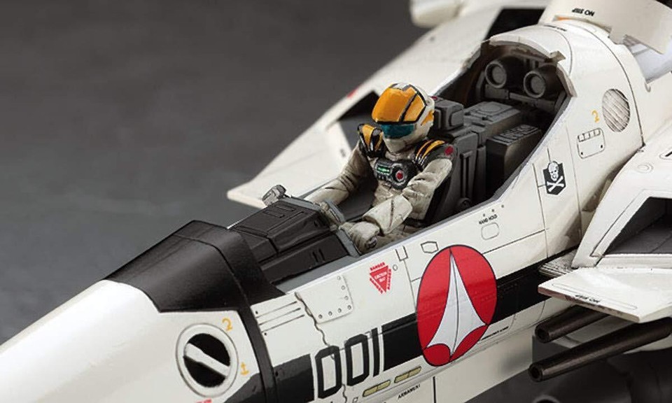 1/48 VF-1S/A Valkyrie Skull Platoon Squadron Macross Plastic model Kit ...