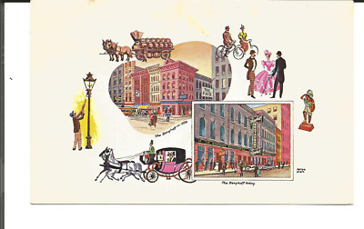 THE BERGHOFF IN 1898 THE BERGHOFF TODAY ARTIST PETER DIEM | eBay