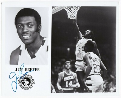 1978/9 Team Issue Press Photo Jim Brewer Autograph - Cleveland ...