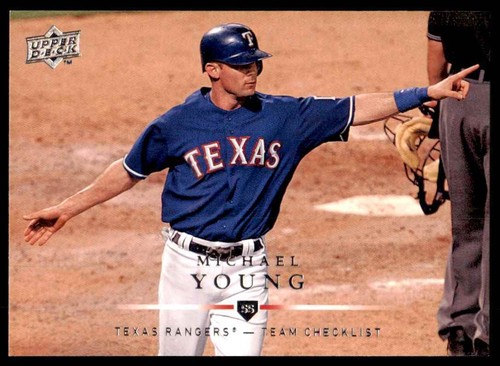 2008 Upper Deck Michael Young Baseball Cards #372 | eBay