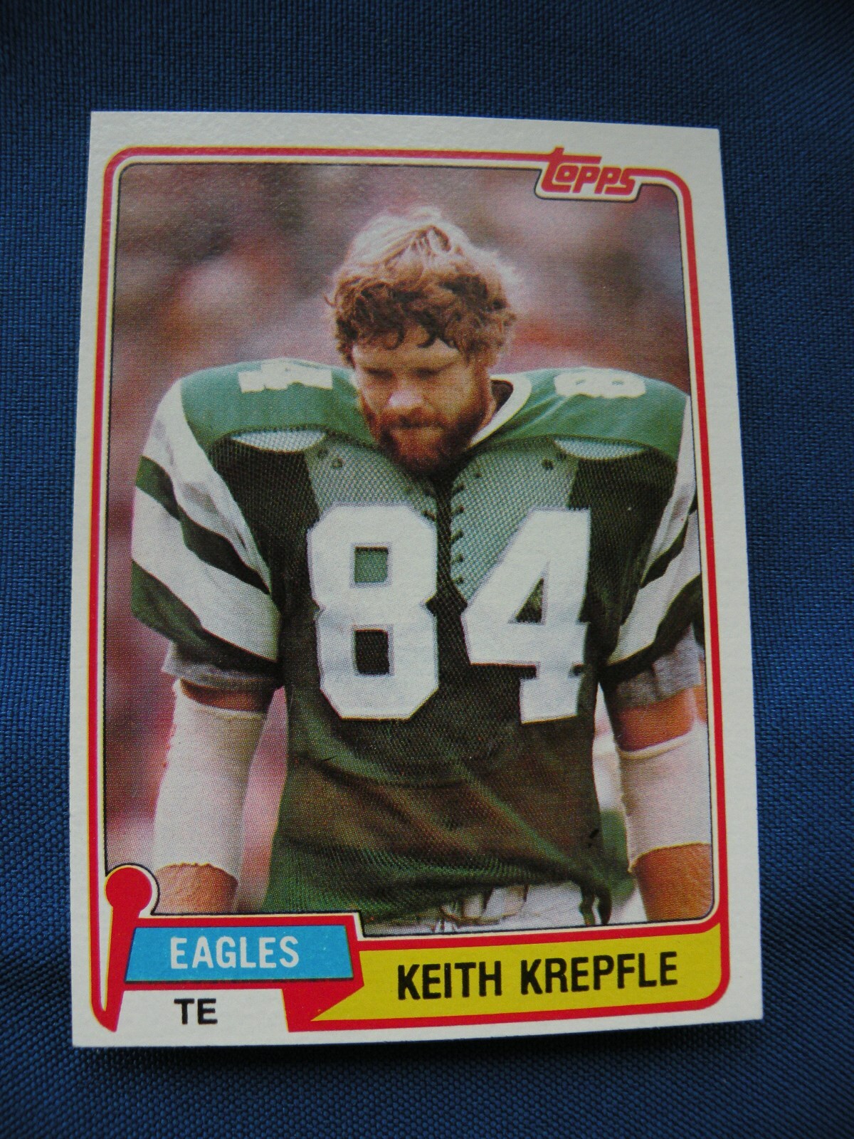 1981 Topps Keith Krepfle Eagles card #459 NFL football $1 S&H | eBay