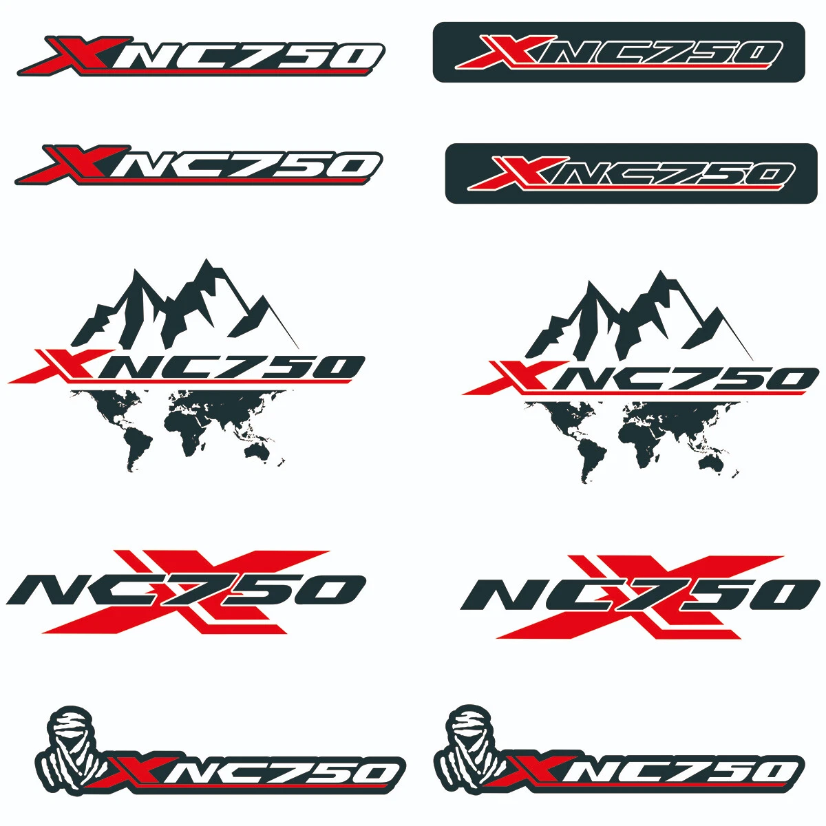 Bike Logo Stickers Vector