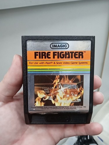 1980s Atari 2600 Fire Fighter IMAGIC Cartridge Only | eBay