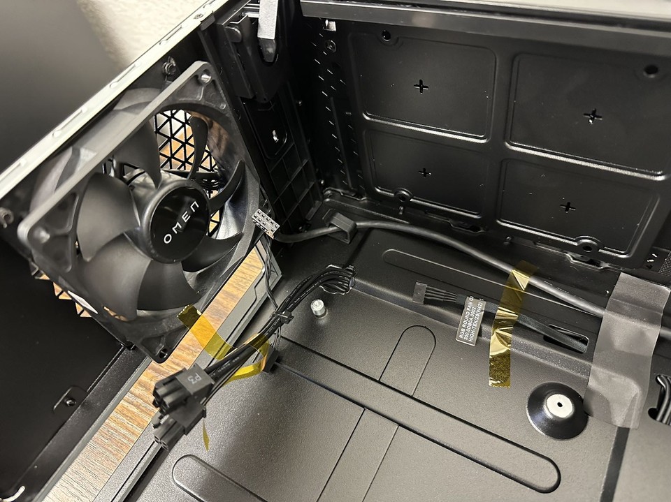 HP Omen 25L Chassis Gaming micro-ATX PC Case 600w PSU Glass RGB Cooler ...