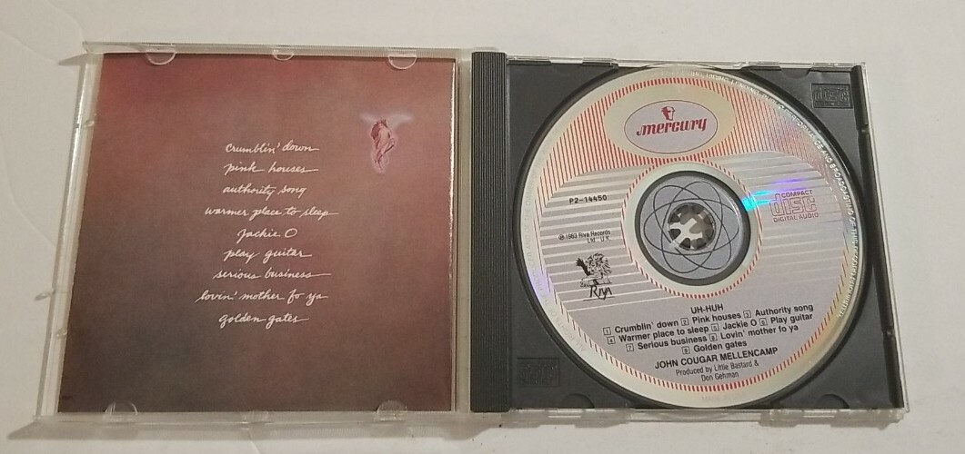 Uh-Huh by John Cougar Mellencamp (CD, 1983, Mercury) P2-14450 | eBay