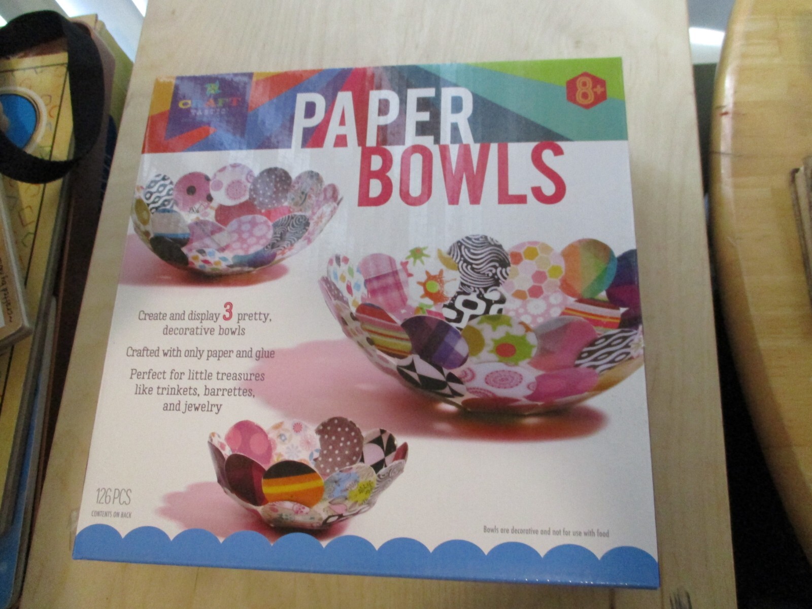 Craft-tastic Paper Bowls — DIY Bowl-Making Paper Craft Kit — Makes 3 ...