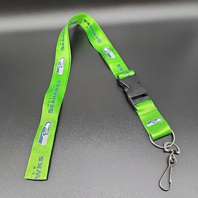 New Without Tags - Seattle Seahawks Green Lanyard Detachable Breakaway ...