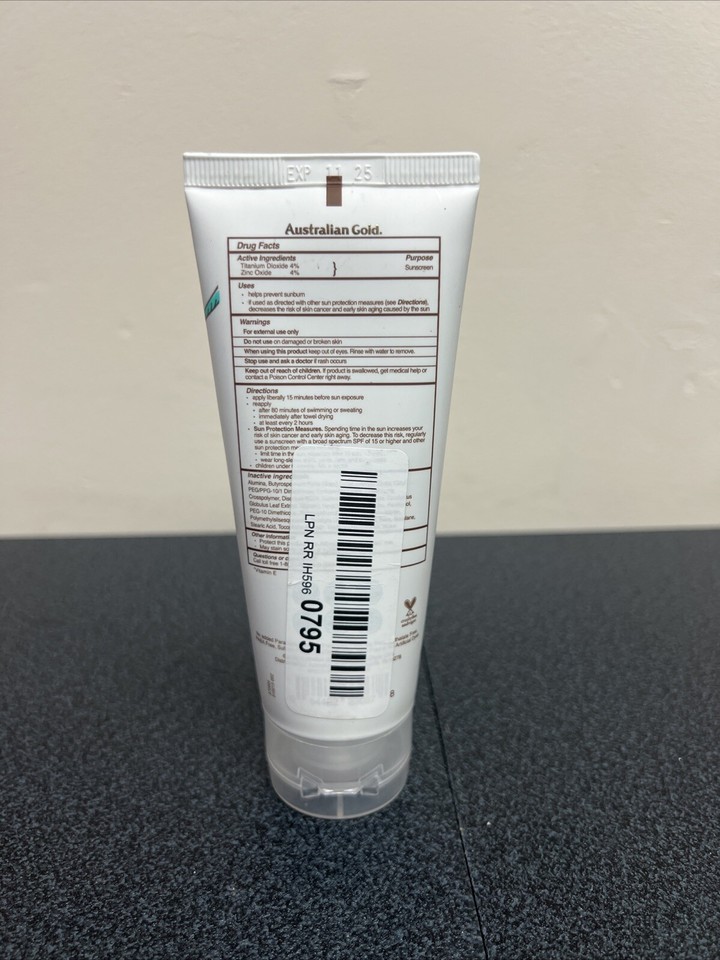 Australian Gold Botanical Tinted Face Medium To Tan SKIN TONES SPF50 ...