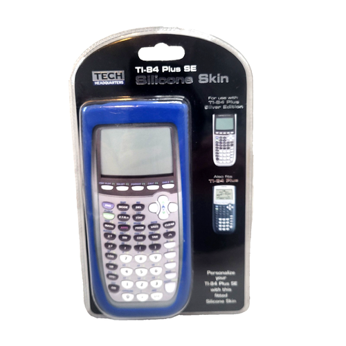 New Blue (Opaque) Silicone SKIN ONLY for the TI-84 Plus and SE ...