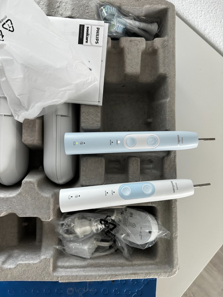 Philips Sonicare Optimal Clean Rechargeable Electric Toothbrush 2PK ...