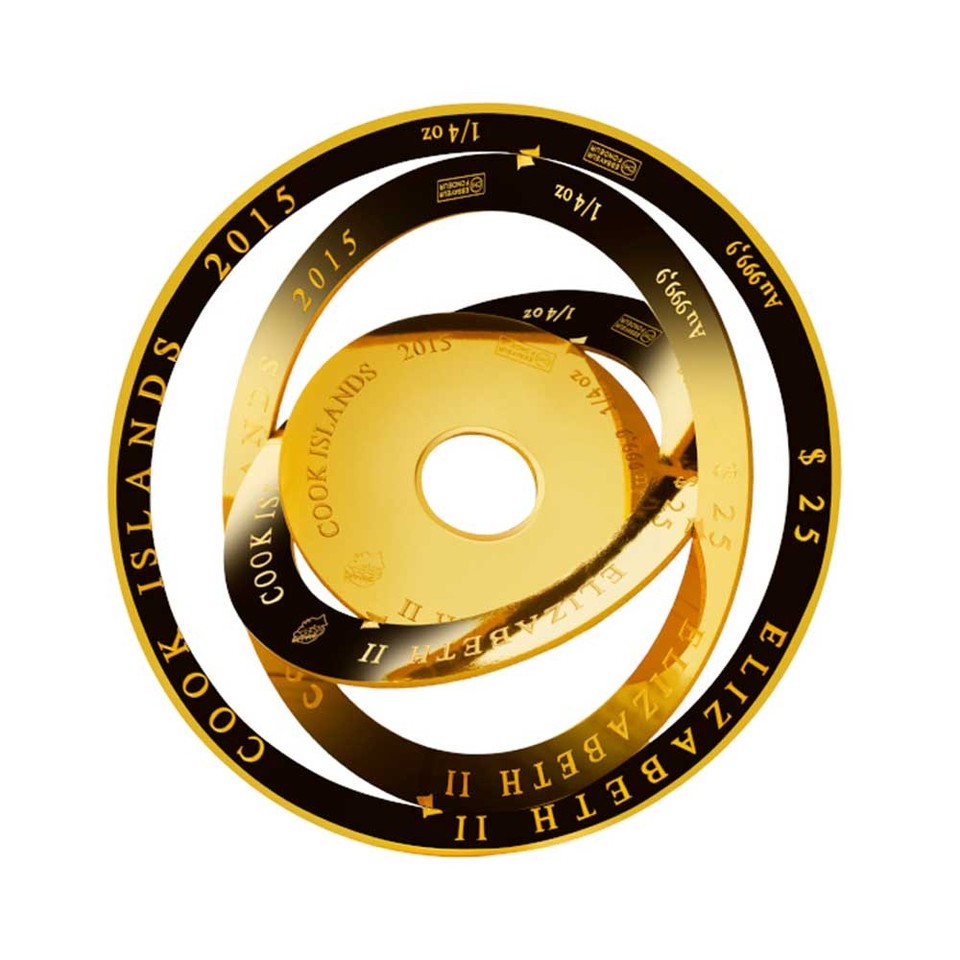 2015 $100 Cook Island Valcambi Gold Armillary Coin 4 x 1/4 oz | eBay