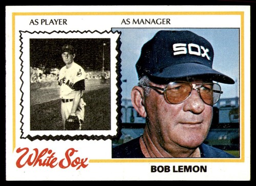 1978 Topps #574 Bob Lemon Chicago White Sox Card | eBay