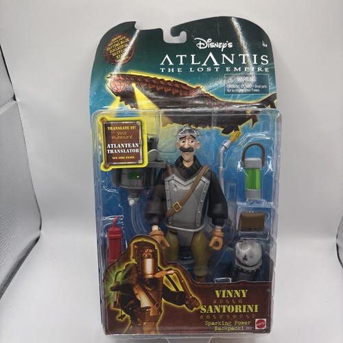 mattel disney atlantis The Lost Empire Vinny Santorini 2000 | eBay UK