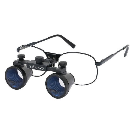 Binocular Magnifier 2.5X 3.5X Loupe Wide Field of View Ultra ...