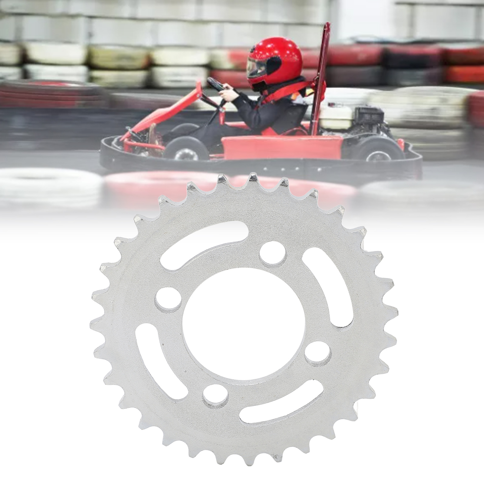 420 31T Rear Sprocket Replacement Chain Sprocket For DIY Go Kart ATV ...