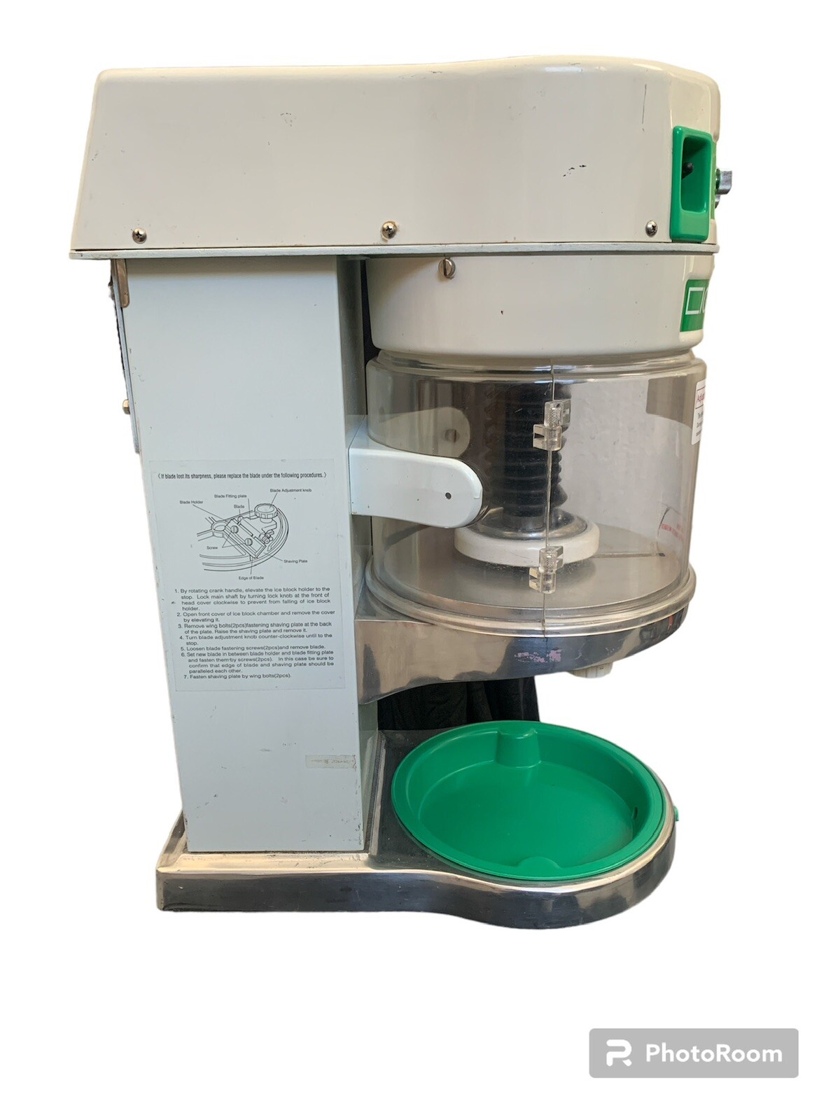 COMMERCIAL ICE SHAVER HATSUYUKI HF-500E BLOCK SHAVED ICE - Offers ...