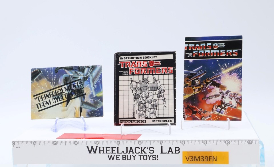 Metroplex RT W/BOX & INSERT 100% Complete 1985 Vintage G1 Transformers ...
