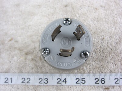 AH Arrow Hart 20A 125V Hubbell 2311 Style Hart Lock Plug L5-20P, Used ...