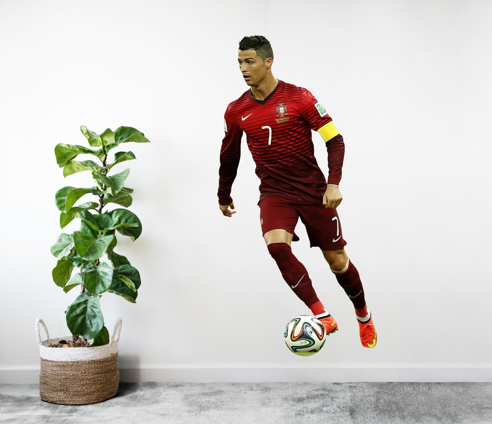 Cristiano Ronaldo Portugal Soccer Football Wall Decal Sticker | eBay
