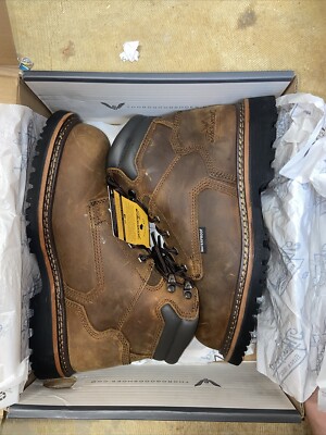 Thorogood 804-3236 9 M |Brown| Waterproof Comp Toe Safety Toe Work ...