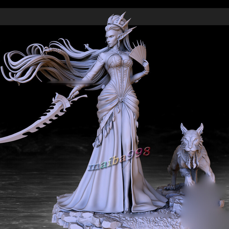 Yvraine 3D Printing Garage Kit Figure Model Kit Unpainted Unassembled ...