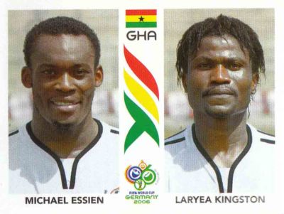 Panini Sticker Fußball WM 2006 Nr. 317 Michael Essien & Laryea Kingston ...