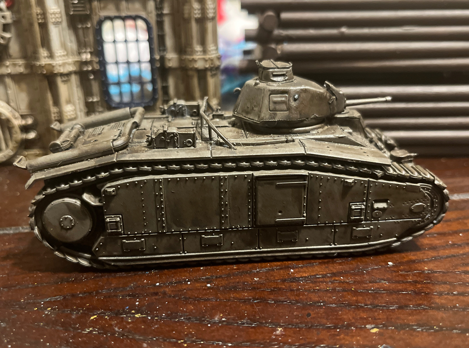 bolt action German French Ww2 Char B Flammenpanzer fully painted ...