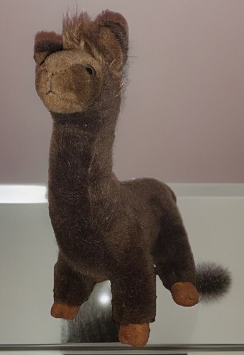 Llama Alpaca Stuffed Animal Plush Large Fuzzy Brown Toy 15" Standing ...