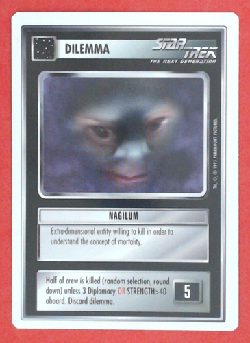 Star Trek CCG - Nagilum - WB Premier Beta 1995 -R55 | eBay