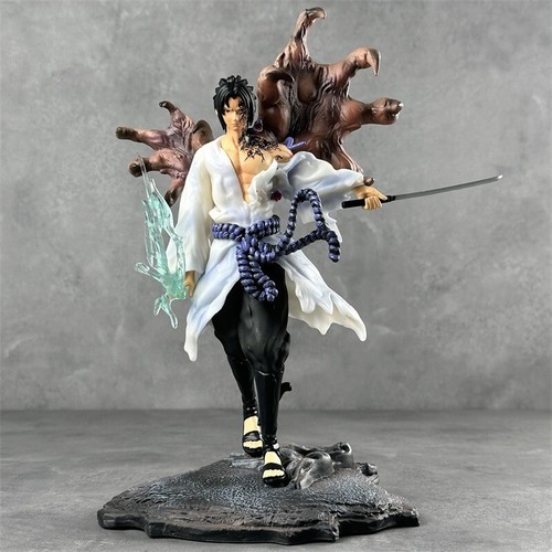 28cm NARUTO Uchiha Sasuke Statue GK Collection Figure PVC Action Figure ...