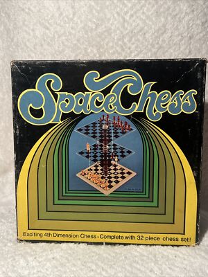 Vintage Space Chess Game Complete in original box no. 1420 1969 Pacific ...