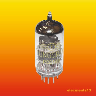 PCC189 TUNGSRAM DOUBLE TRIODE VHF VACUUM TUBE TESTED NOS = 7ES8 (~6922 ...