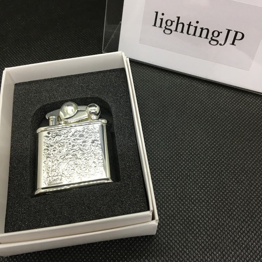 Colibri Arabesque Silver Antique Stylish Design Flint Oil Lighter Made ...