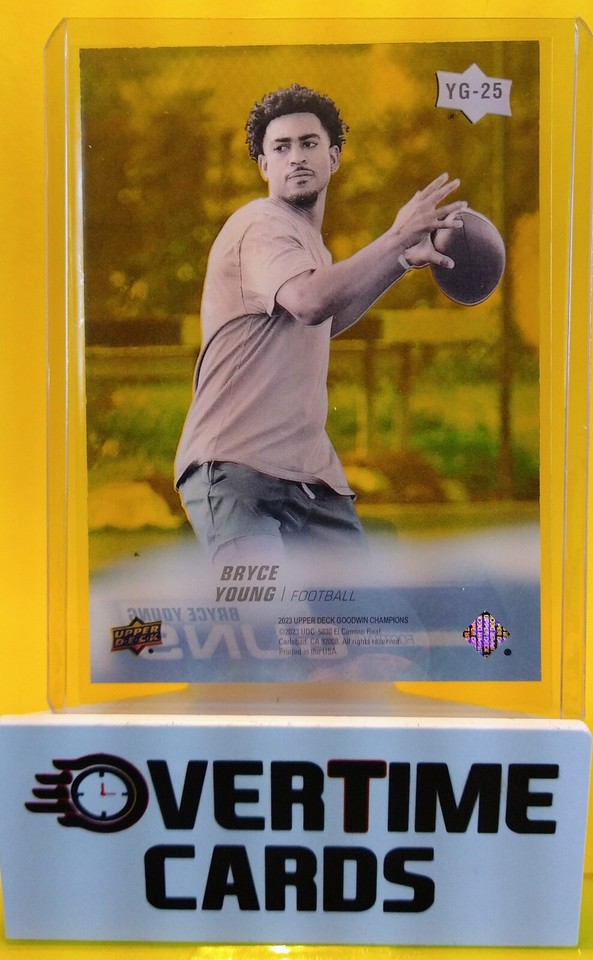,2023 Goodwin Champions Bryce Young Young Guns Clear Cut YG-25 Panthers ...