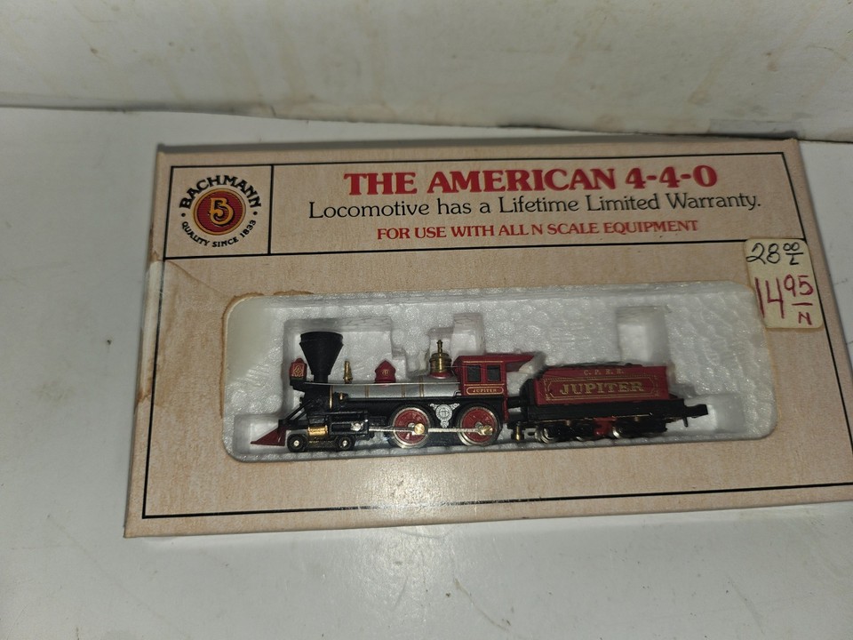 Bachmann N Scale The American 4-4-0 Steam Locomotive Central Pacific ...
