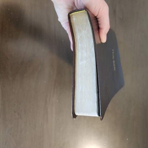 Holy Bible NKJV Giant Print Edition Dark Brown Leathersoft Unused, In ...