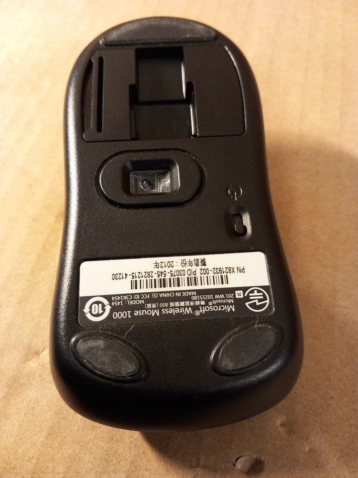 Microsoft Wireless Mouse 1000 Model 1454 + DONGLE | eBay