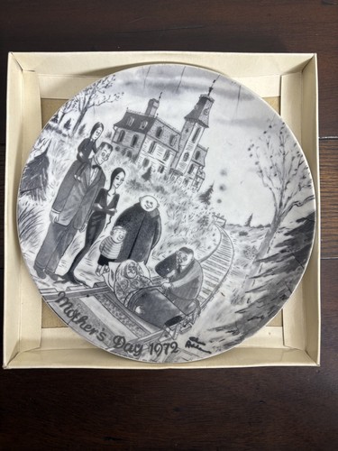Addams Family 8” 1972 Mother's Day Plate First Edition By Chas Addams ...