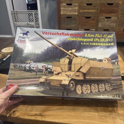 BRONCO # CB35062 1/35th SCALE VERSUCHSFLAKWAGEN 8.8 cm TANK MODEL KIT ...