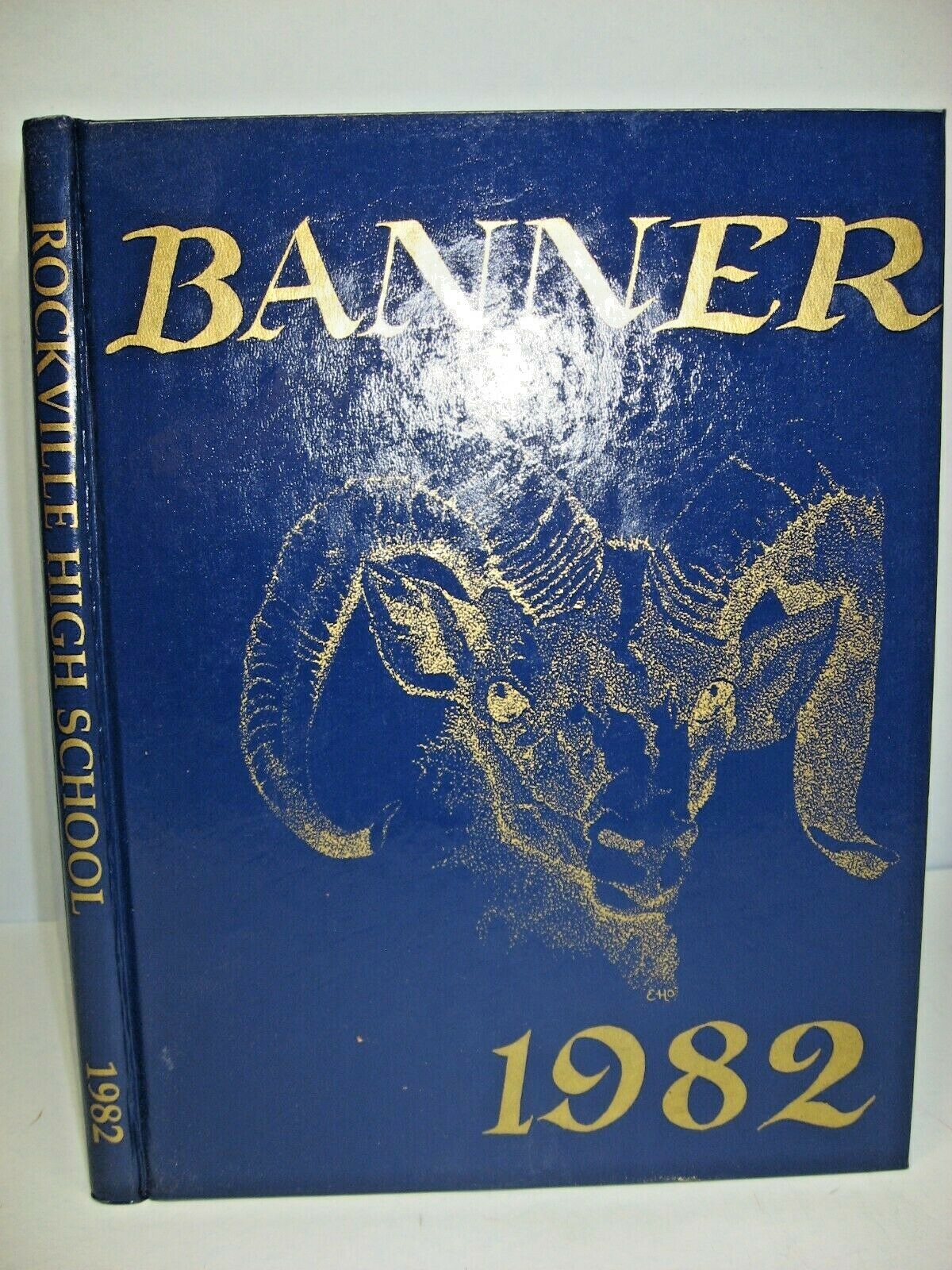 1982 Banner, Rockville High School, Rockville, Connecticut Yearbook | eBay