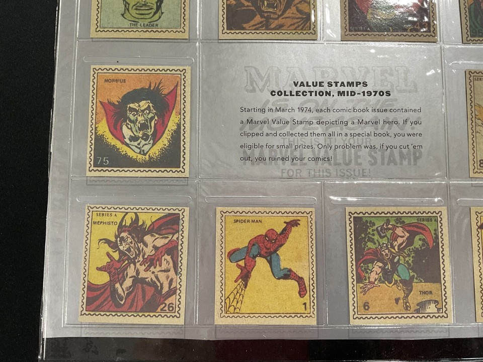 Marvel Value Stamps Collection, Mid-1970's 10 Reproduction Stamps | eBay