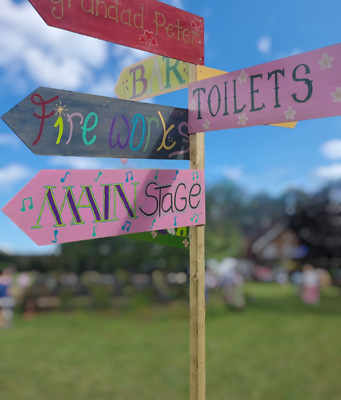Rustic Directional Signs