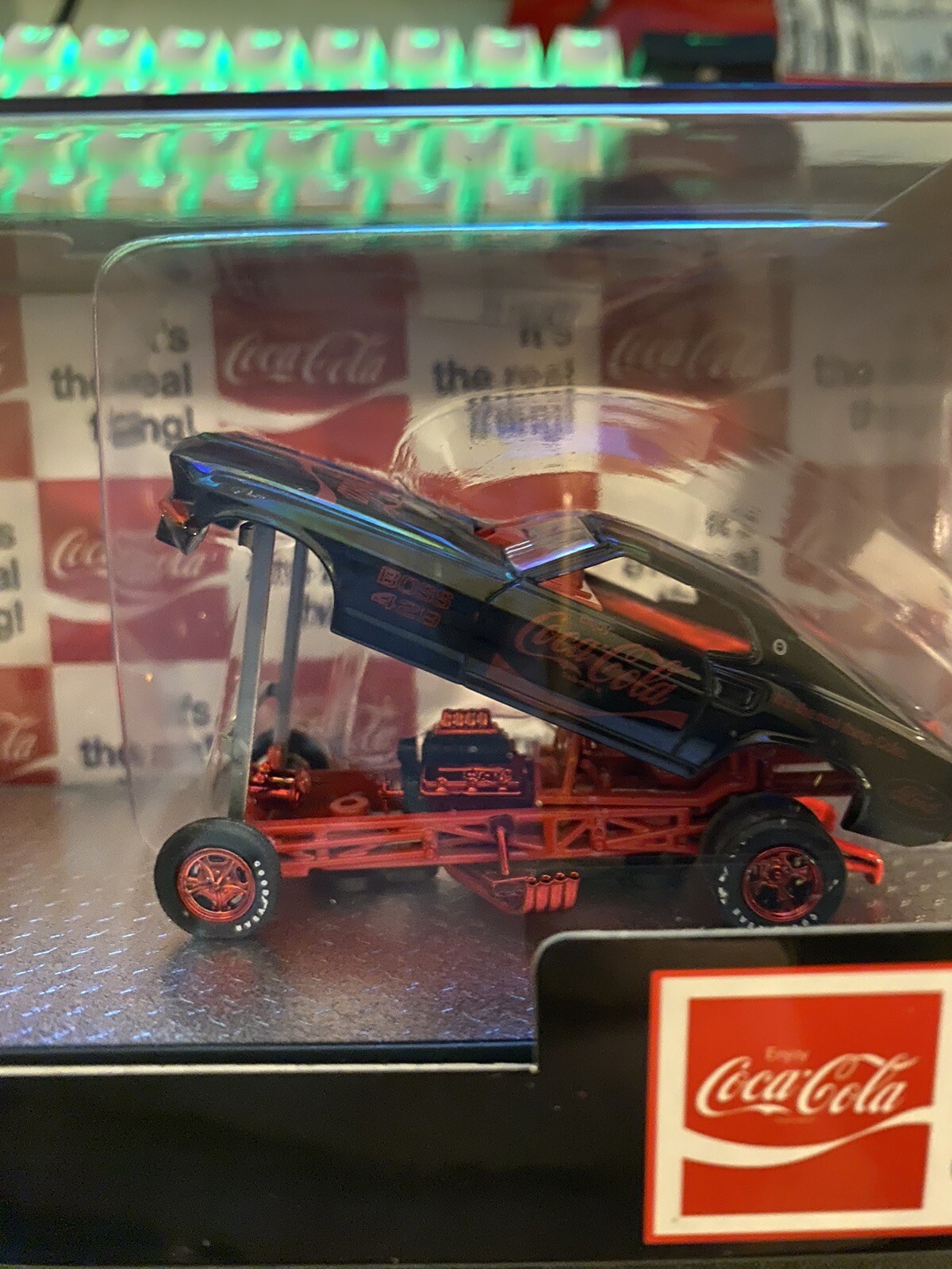 M2 Haulers Red Chase 1966 Ford C-950 & 1969 Ford Mustang Funny Car Coke ...